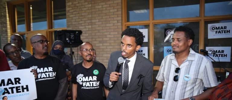 Omar Fateh holds Somali-language rally for Minneapolis mayoral bid ...